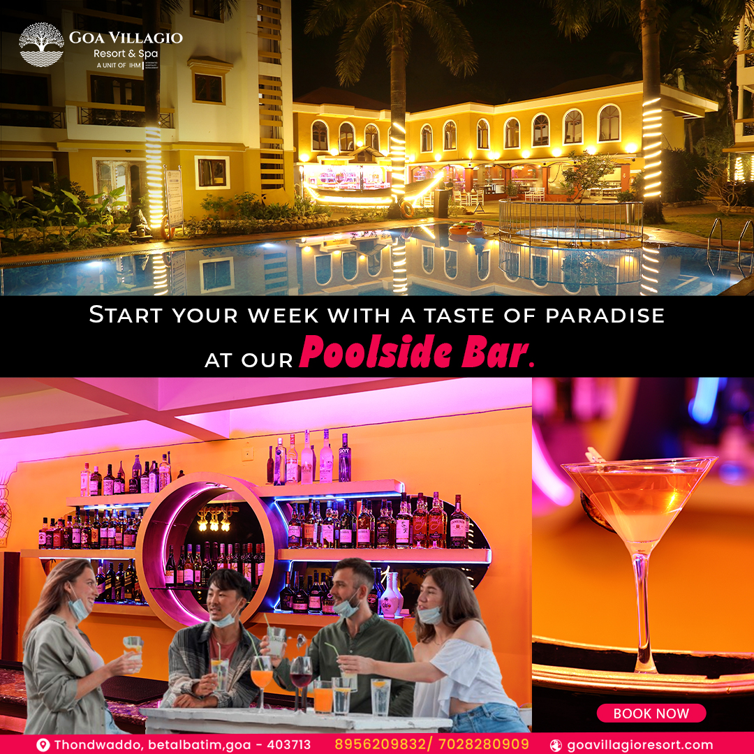 Kai: The Poolside Bar at Goa Villagio Resort & Spa